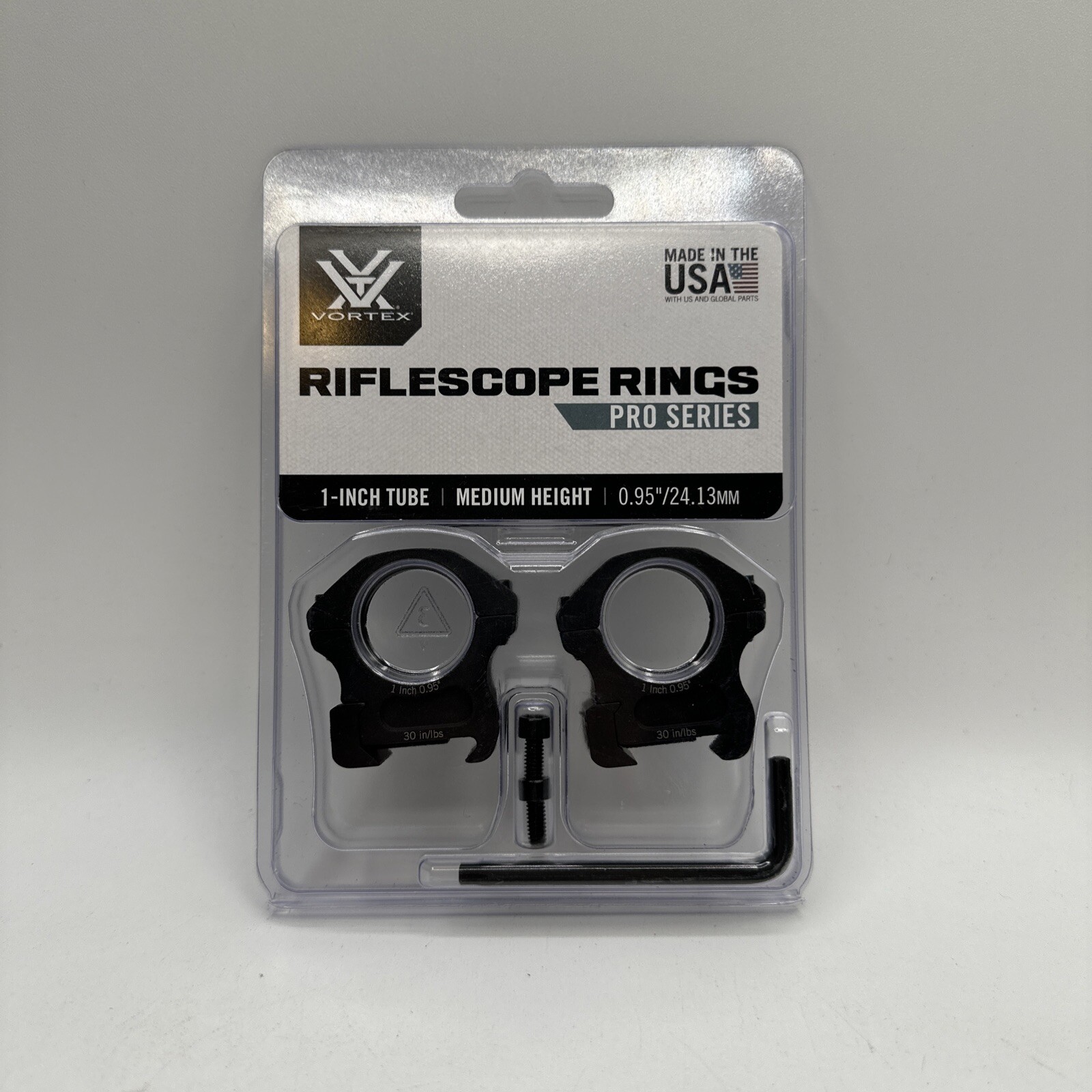 VORTEX OPTICS Pro Series 1 Inch Riflescope Rings - Medium Height - PR1 ...
