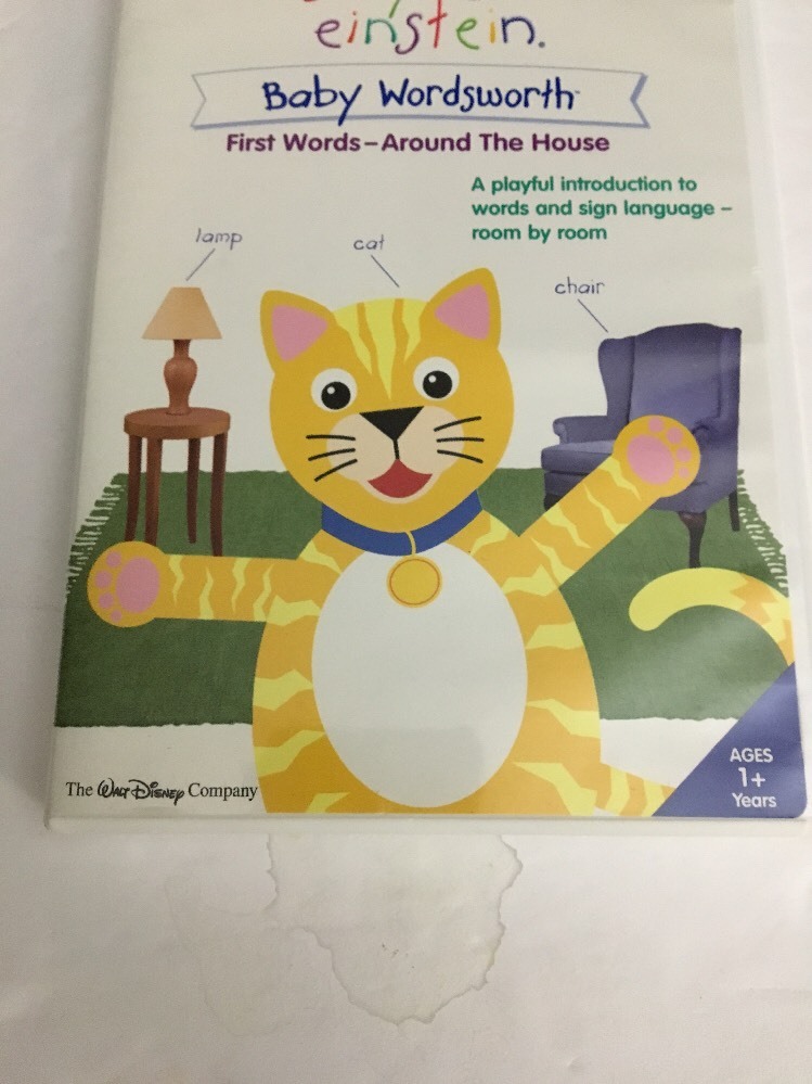 Baby Einstein-Baby Wordsworth/First Words-Around the House-DVD-RARE ...