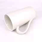 2 Pack 20 Oz Coffee Cup Simple Pure White Ceramic Cup Plain Large Tall ...