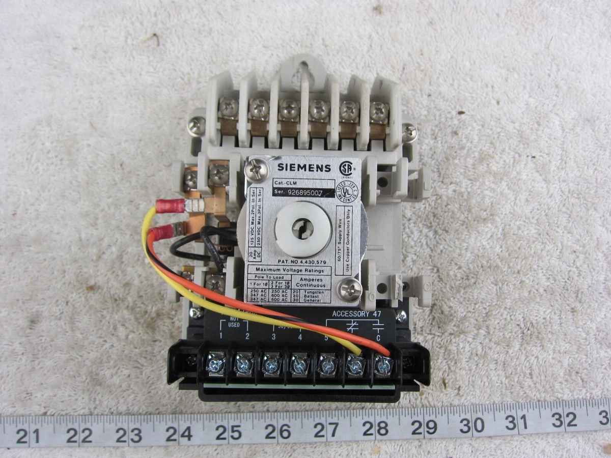 Siemens Lighting Contactor Clm | Shelly Lighting