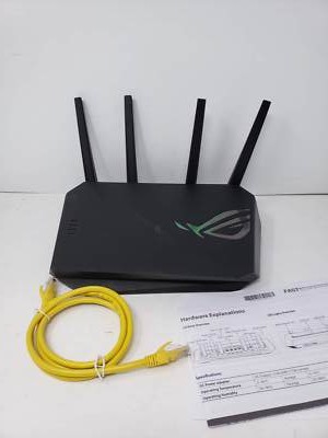 ASUS ROG Strix GS-AX3000 WiFi 6 Extendable Gaming Router, Gaming Port ...