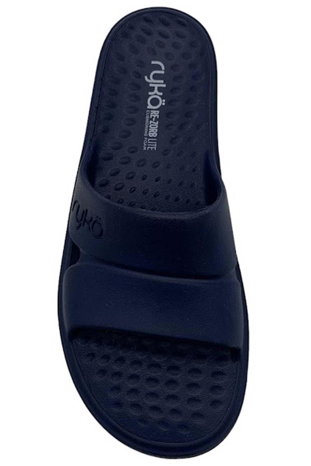 Ryka Ultimate Recovery Molded Slide Sandals Restore Slide Insig. Blue ...