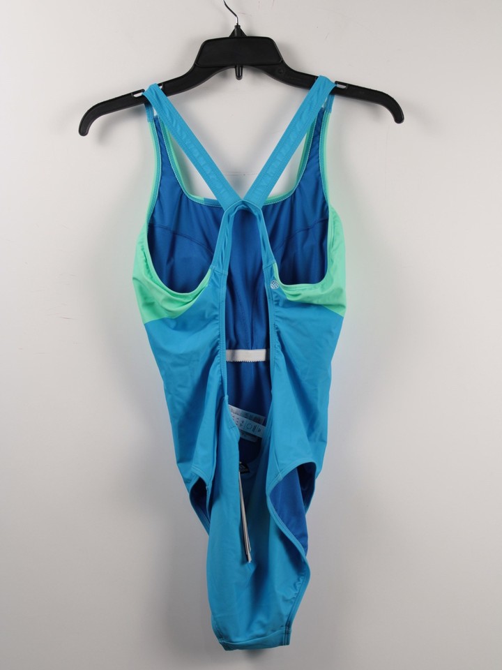 Adidas Blue Onepiece Swimsuit NWT Womens 16 | eBay