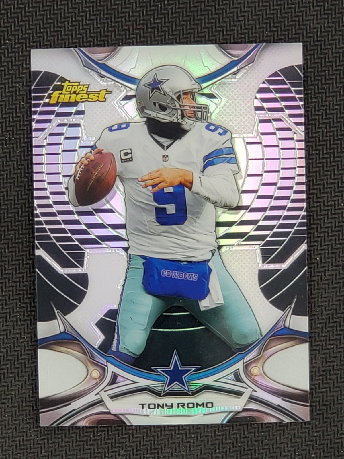 2015 Topps Finest Refractor Tony Romo #63 | eBay
