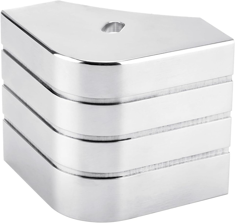 Aluminum Boat Deck Corners, Pack of 2 Pontoon Corner Caps for 90 ...