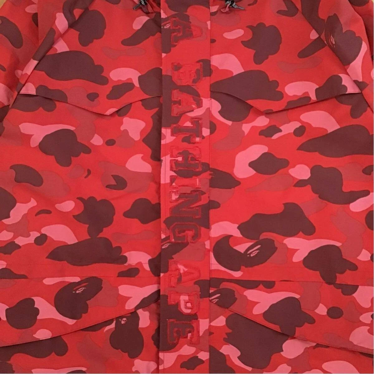 Red Bape Camo Wallpaper