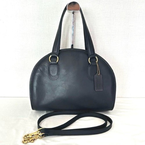 Extremely Rare Made In USA Old Coach 9928 2Way Shoulder Bag Navy ...