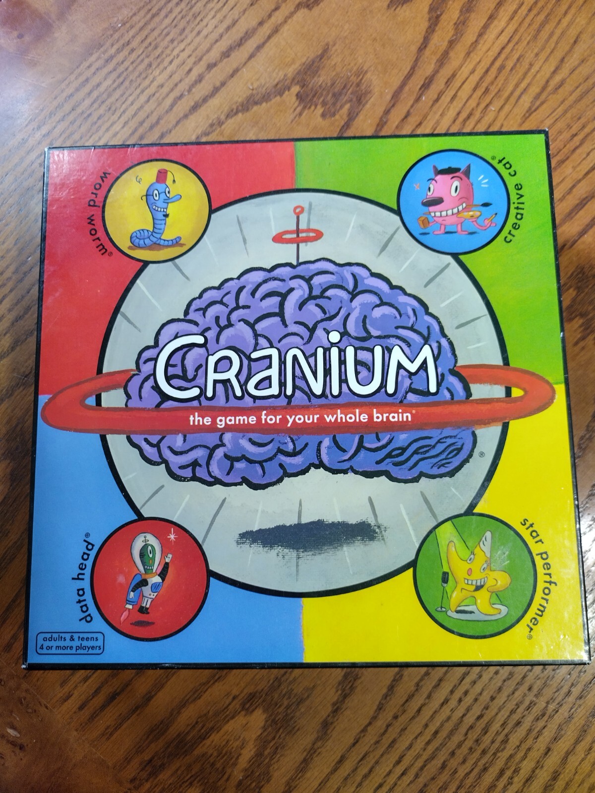 CRANIUM BOARD complete GAME FAMILY FUN 2002 THE GAME FOR YOUR BRAIN. 1F ...