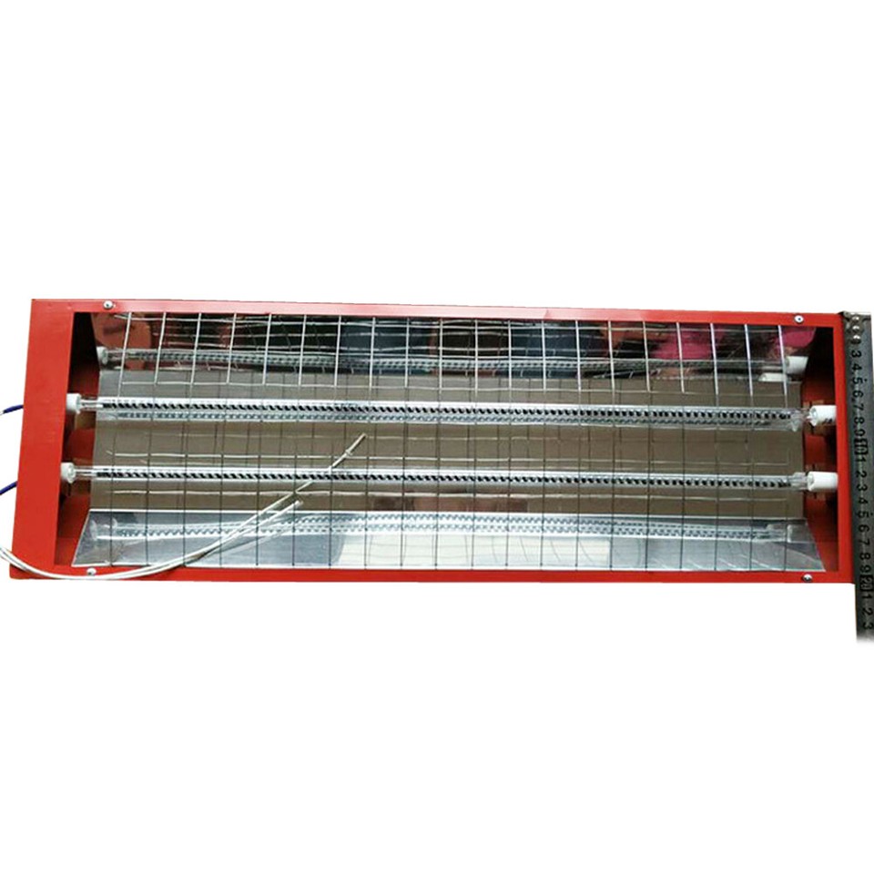 2X 2000W Infrared Paint Curing Baking Lamp Heat Lamp Paint Booth Heater ...
