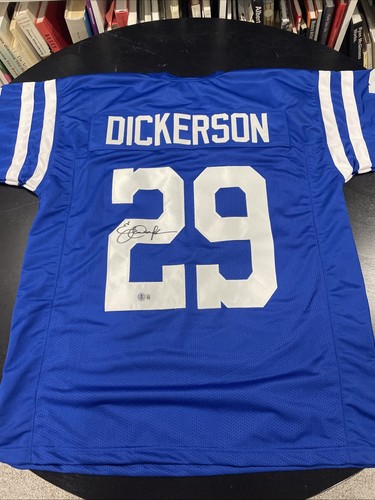 Eric Dickerson Signed Baltimore Colts Custom Jersey. Beckett Witness ...