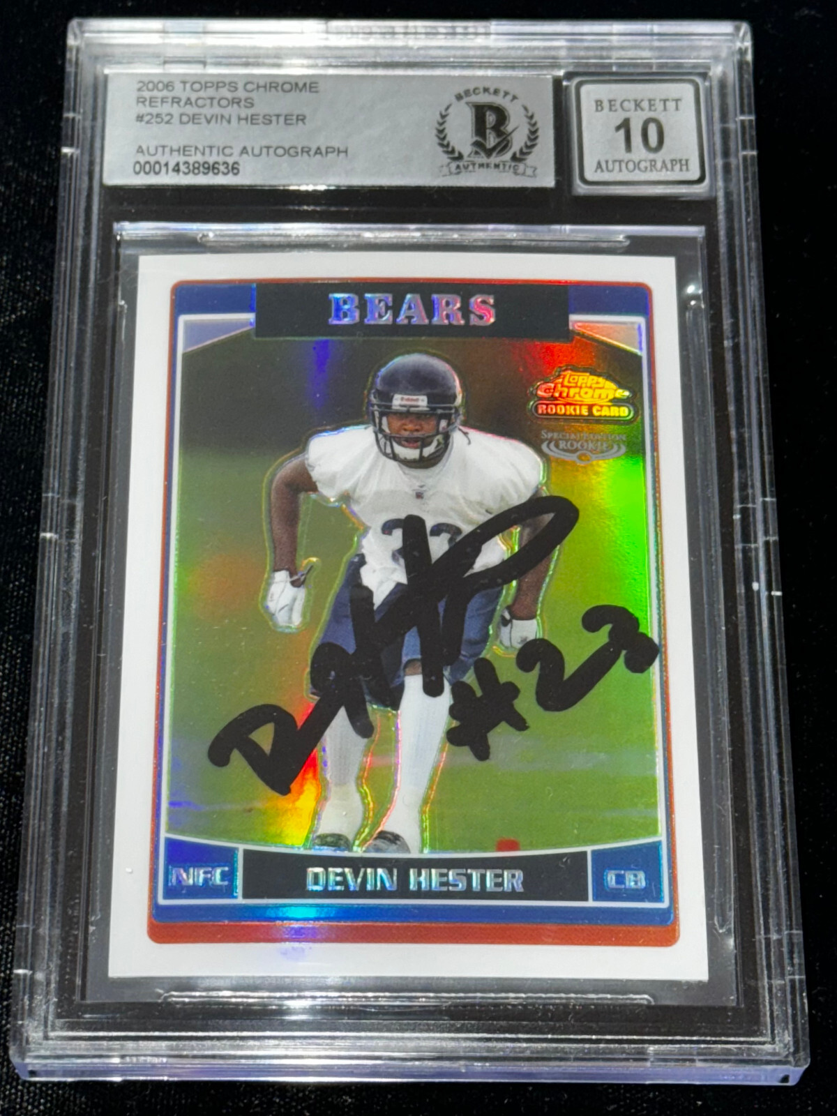 Devin Hester Autographed Memorabilia | Signed Photo, Jersey ...