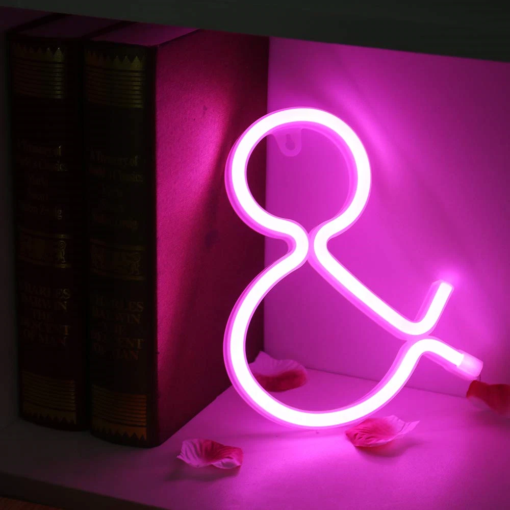 Ampersand Neon Sign