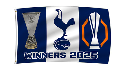 Tottenham Hotspur F.C Flag Banner 3X5Ft Europa league Winners Spurs ...