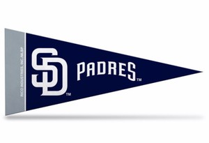 San Diego Padres MLB Mini Pennant 9"x4", New, Felt, Made in USA Banner ...