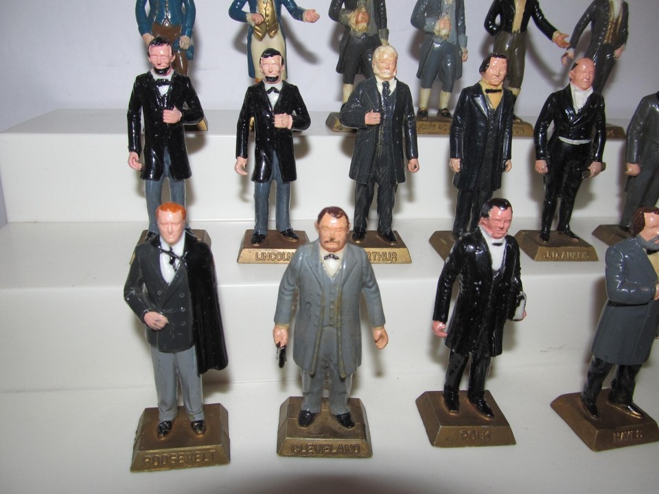 Vintage 1960's MARX United States Presidents Miniature Figure LOT | eBay