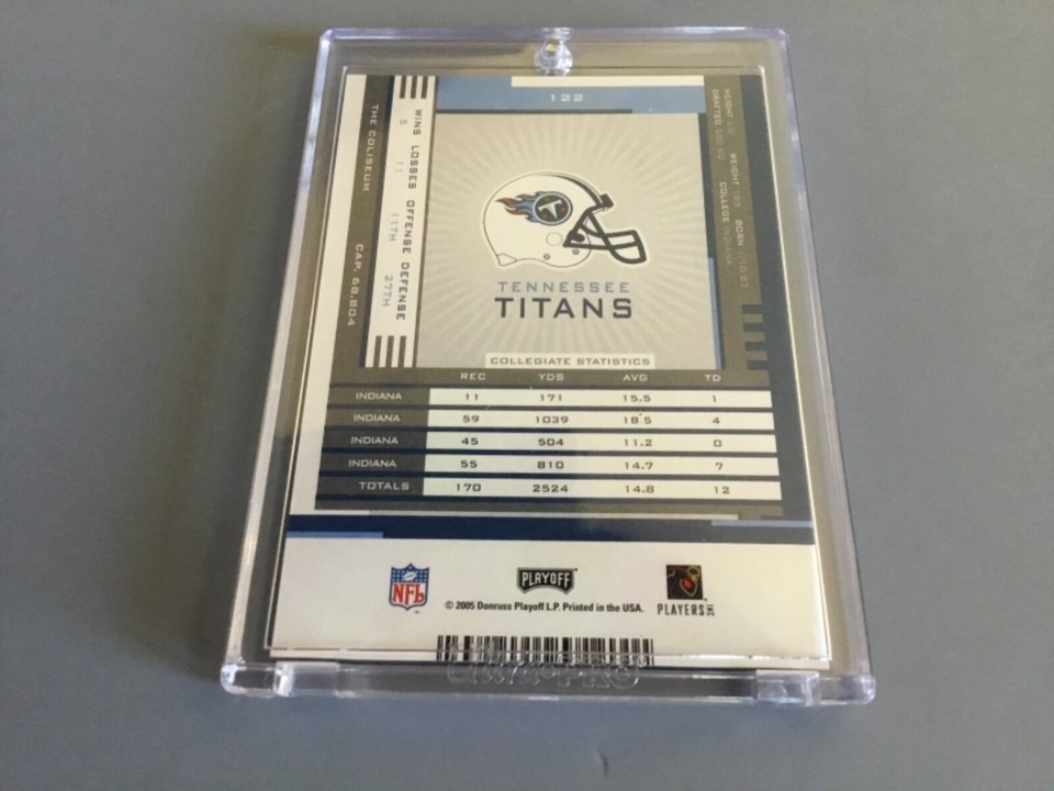 2005 PLAYOFF CONTENDERS COURTNEY ROBY #122 ROOKIE TICKET AUTO INDIANA ...