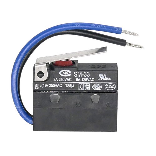 CMM SM-33 3A250VAC 6A125V 2wire Waterproof NO Travel Limit Micro Switch ...