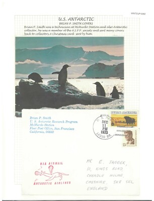 SAVOYSTAMPS-USA COVER WRITE-UP-1953-80s ANTARCTIC EXPEDITIONS –X2 LOT ...