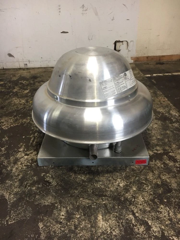 2500 CFM Direct Drive Downblast Exhaust Fan With Wheel HP , 46% OFF