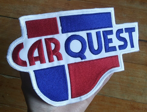 VINTAGE CAR QUEST PATCH LARGE RACING HOT ROD DRAGSTER BACK PATCH | eBay
