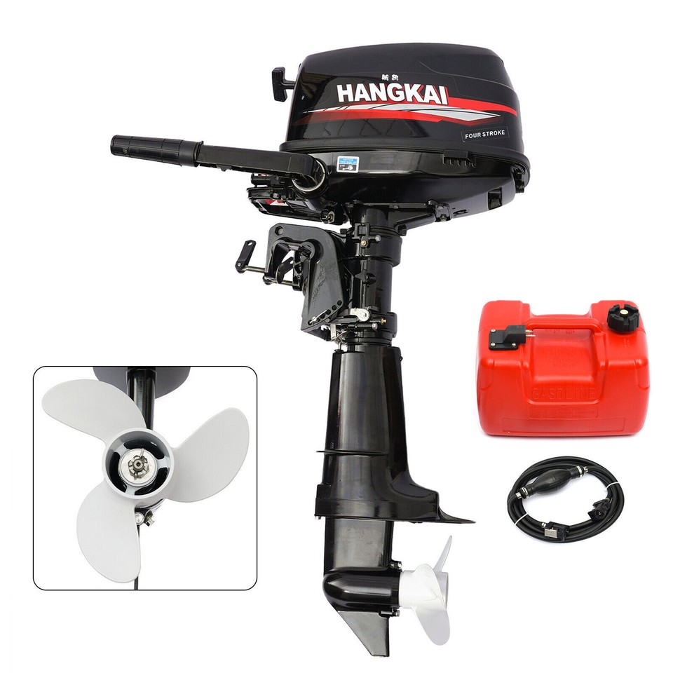 HANGKAI 3.5 4 6 6.5 7 HP Outboard Motor Boat Engine 2/4 Stroke Water ...