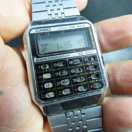 CA-602 Casio Alarm Chrono Calculator Quartz Men Watch | eBay