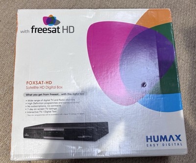 HUMAX - FOXSAT HD Digital Satellite Box with Remote- Freesat HD - New ...