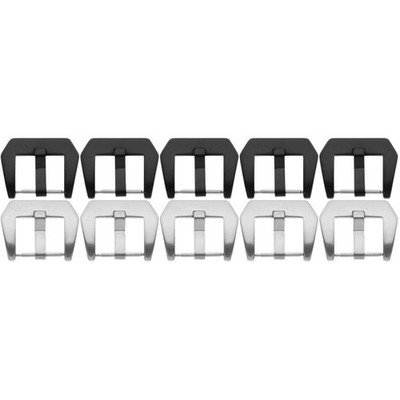 10 Pcs Stainless Steel Watch Buckles Watchband Replacement Buckles ...