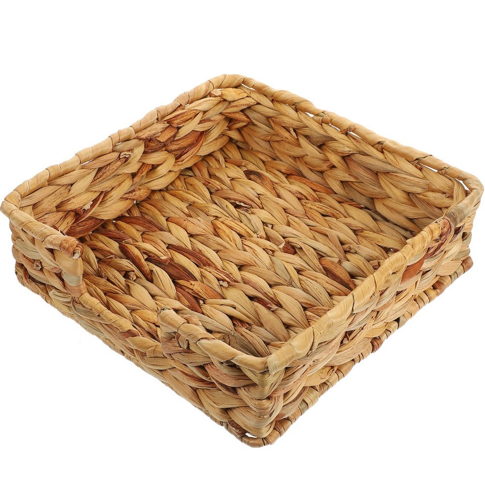 Paper Rope Basket Multipurpose Woven Box Baskets for Home Storage ...