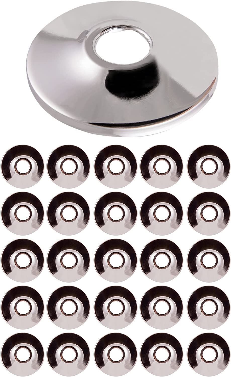 1" IPS Sure Grip Flange Escutcheon Plate for Steel Tubing Shallow ...