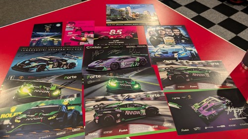 Iron Dames Forte Lamborghini Hero Card lot of 13 w/autographs IMSA | eBay