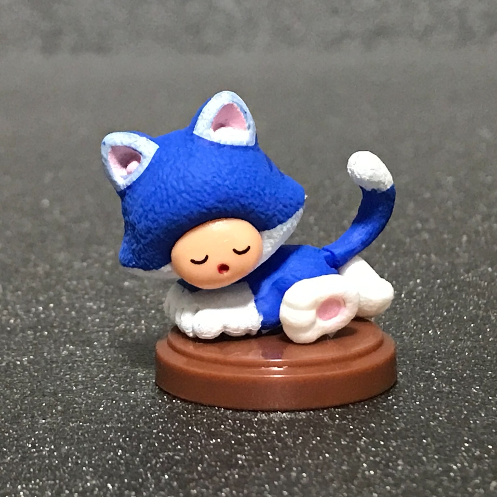 Mario Blue Toad Cat