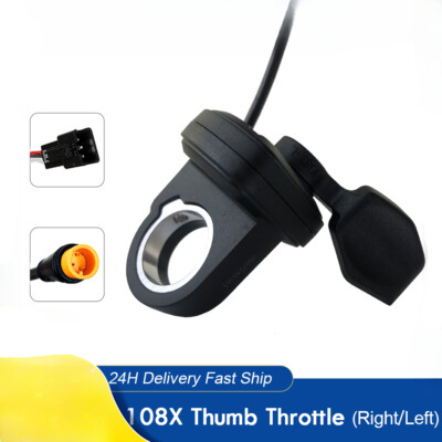 E-bike Thumb Throttle 3Pin Waterproof Plug E-bike Right/Left Hand ...