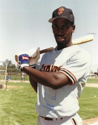 Signed 8x10 CHILI DAVIS San Francisco Giants Autographed Photo - COA | eBay