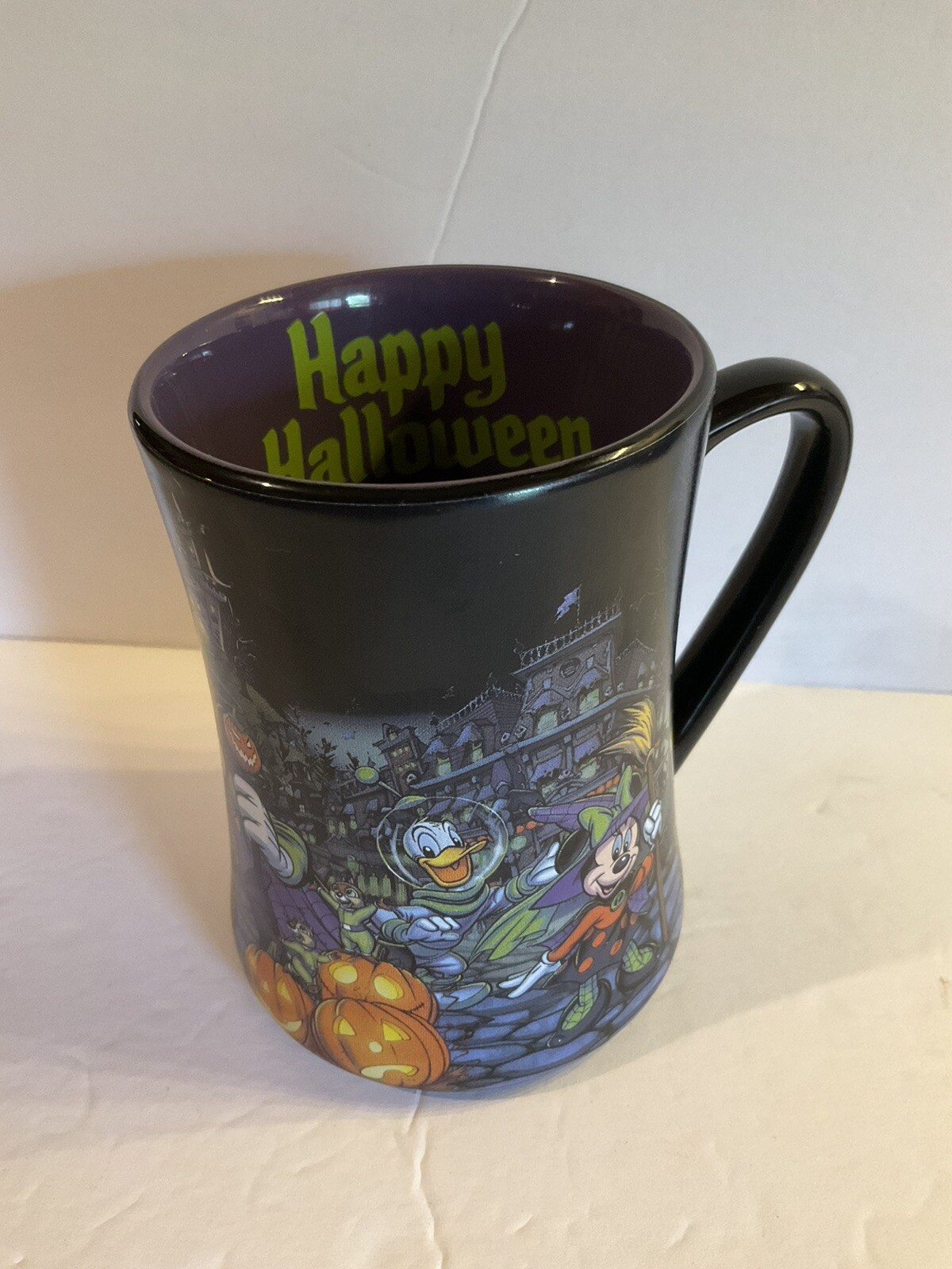 Disney Parks Happy Halloween Coffee Mug Haunted Mansion Mickey and ...