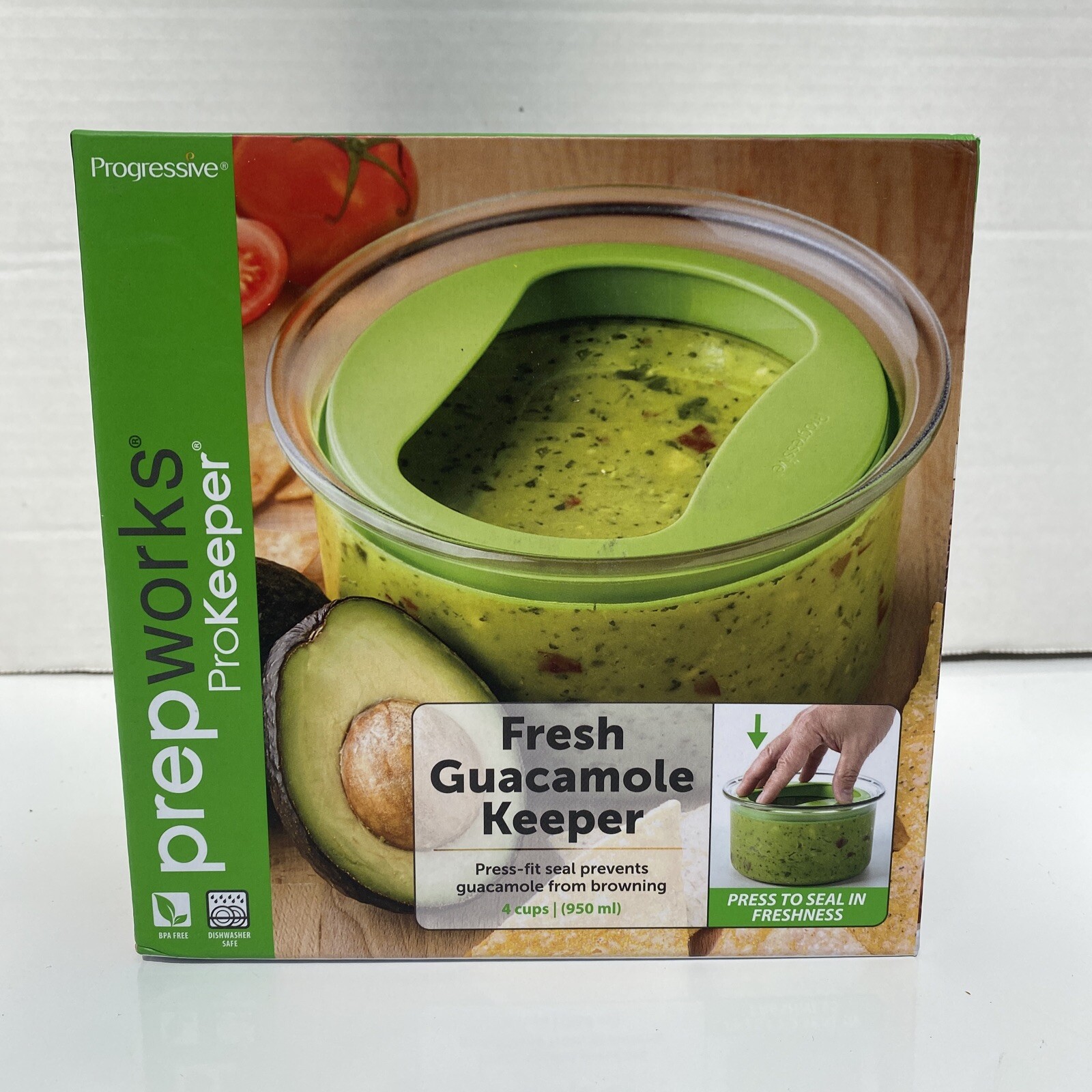 Progressive Fresh Guacamole ProKeeper Plastic Container with Air Tight ...