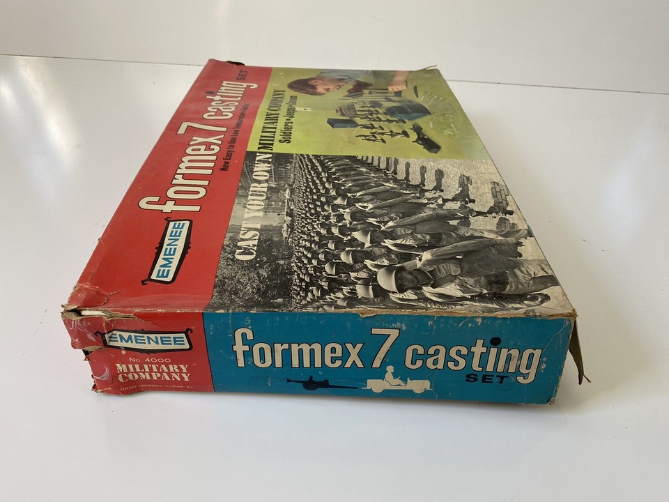 1964 Emenee Formex 7 Casting Set No 4000 Complete 100% In Original Box ...