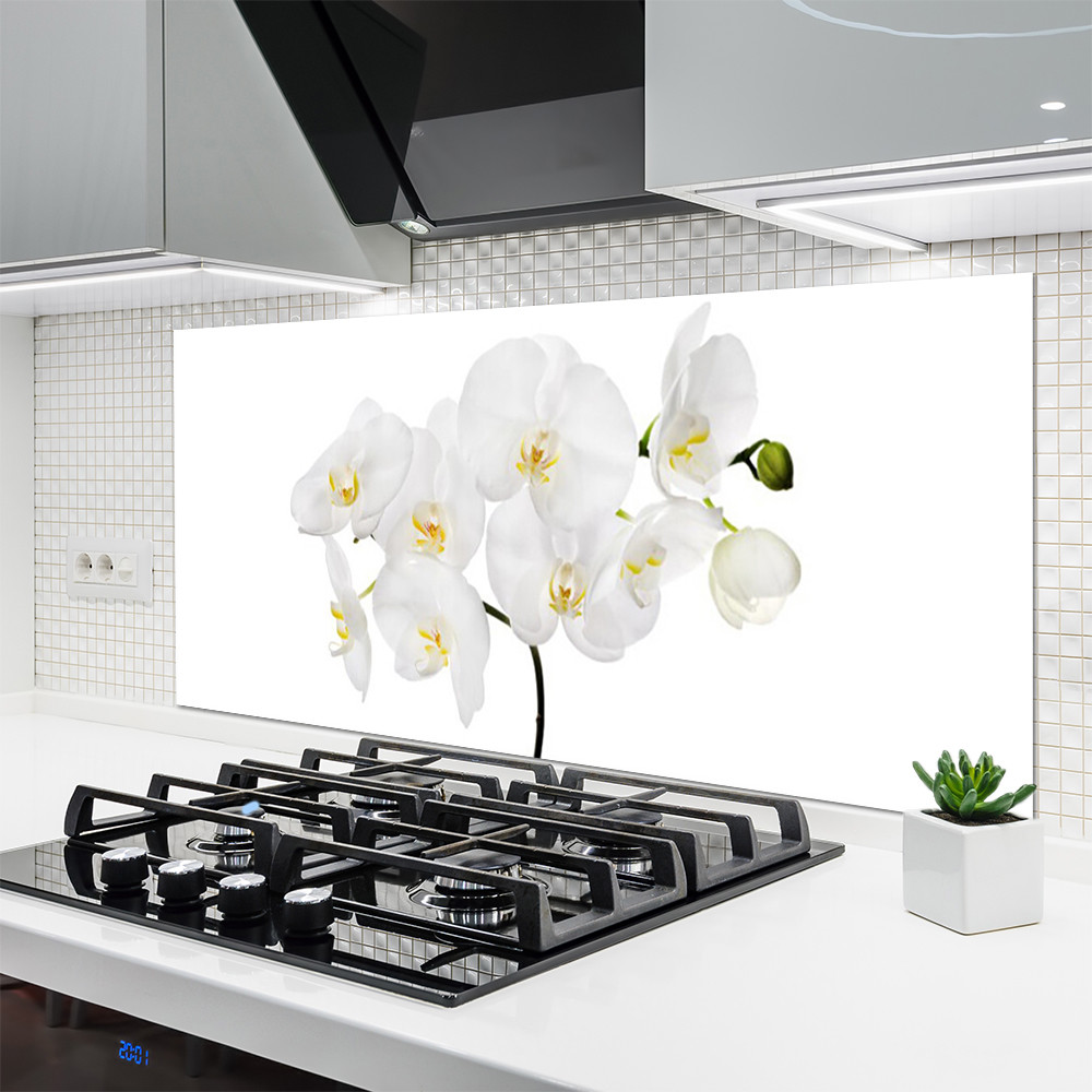 Kitchen Splashback 140x70 Tempered Glass Flowers Floral | eBay