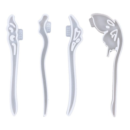 Barrette Hair Clip Silicone Epoxy Resin Mold Hair Pin Jewelry Casting ...