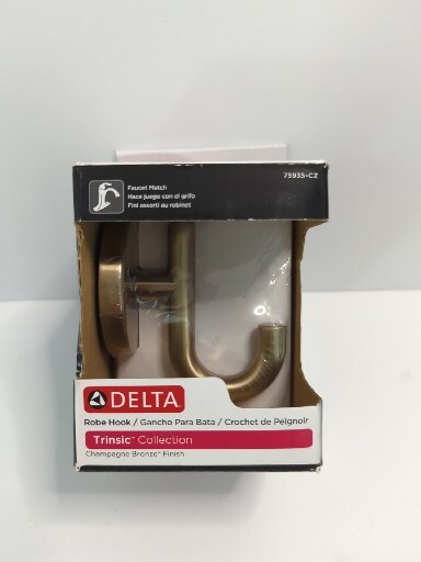 Delta Faucet 75935-CZ Trinsic Robe Hook - Champagne Bronze for sale ...