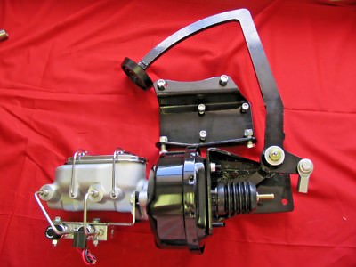 28-31 Hot Rod Universal Frame Mount Brake Pedal & 7" Single Booster ...