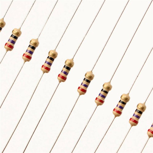 215Pcs 43 Values 1/4W 0.25W Carbon Film Resistors Assortment kit 1-1M ...