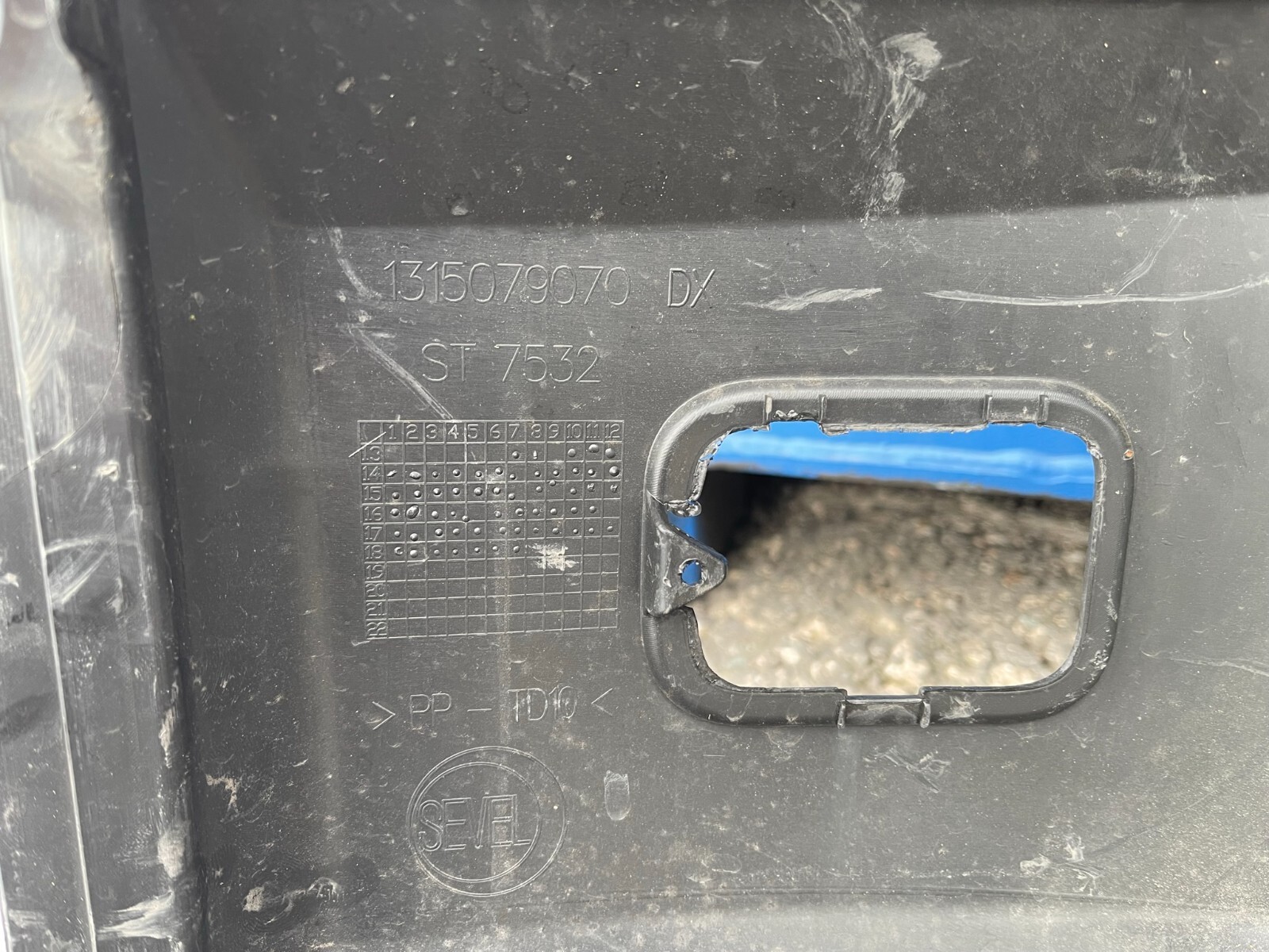 24464 2M 2011 PEUGEOT BOXER OSF DRIVERS SIDE BUMPER CORNER 1315079070DX ...