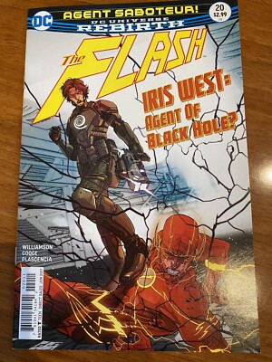 The Flash #20 Rebirth DC Comics 2017 Cover A Black Hole Negative Flash ...