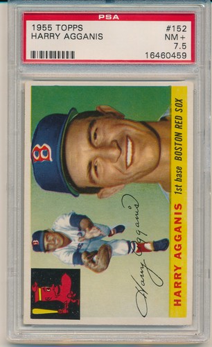 1955 Topps Harry Aggains (Rookie Card) (#152) PSA7.5 PSA (No Offers) | eBay