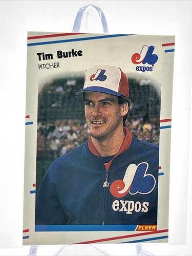 1988 Fleer Classic MINI Tim Burke Baseball Card #87 Mint FREE SHIPPING ...