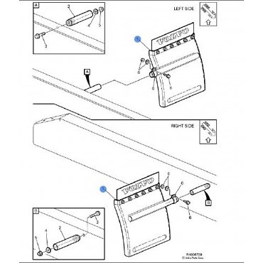 Genuine Volvo Truck 20562262 Rubber Quarter Fender Kit | eBay