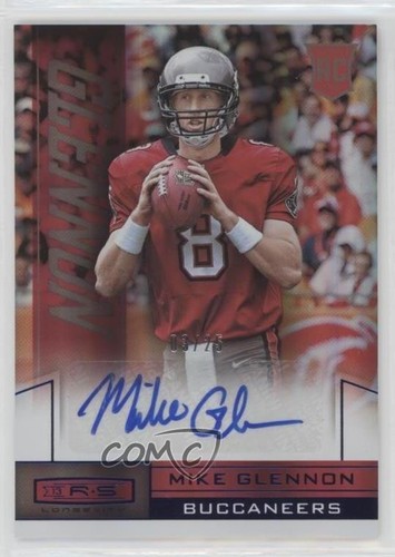 2013 Rookies & Stars Longevity Sapphire Signatures /25 Mike Glennon ...