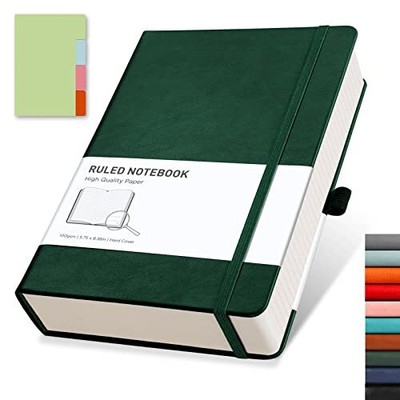 Thick Notebook College Ruled With 320 Numbered Pages A5 Thick Journal ...