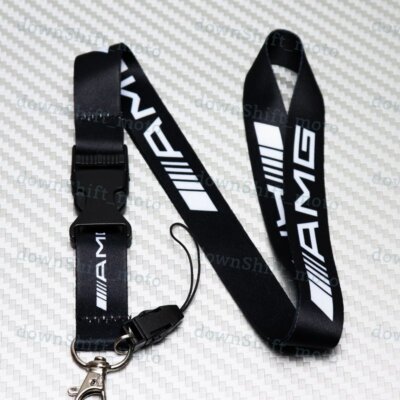 Neck Strap Lanyard Keyring Key Chains Cellphone for Benz AMG Car Logo ...